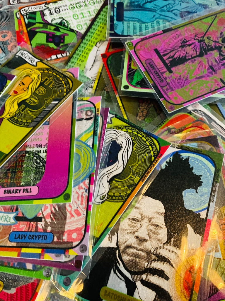 Artist Trading Cards from CleverVision Art Labs by Art Basel Artist Mr ...