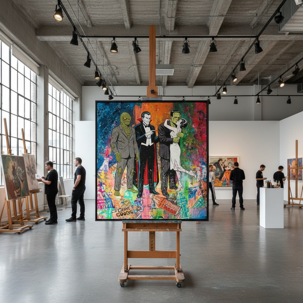 Cheaters Triangle – Original Pop Art Painting | JUXTAPop Exhibition ...